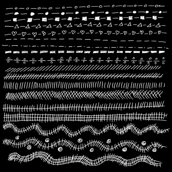 Line border set Stock Vector by ©goldenshrimp 61578065