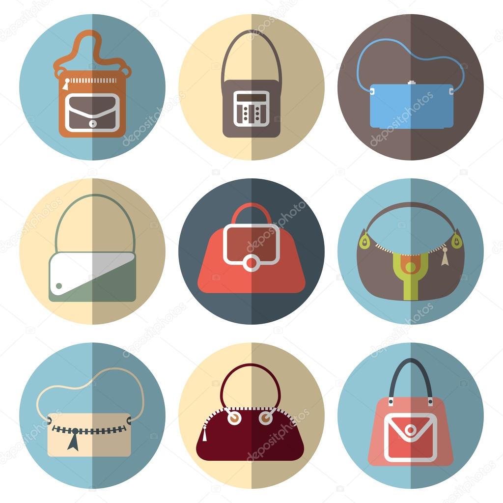 Iconos de bolsa para aplicación 2024