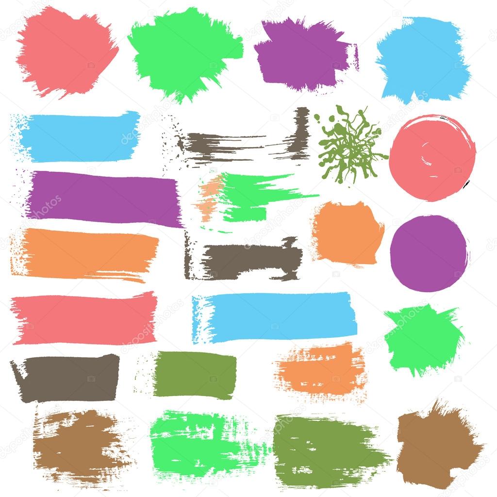 Ink grunge stains Stock Vector Image by ©goldenshrimp #61575523