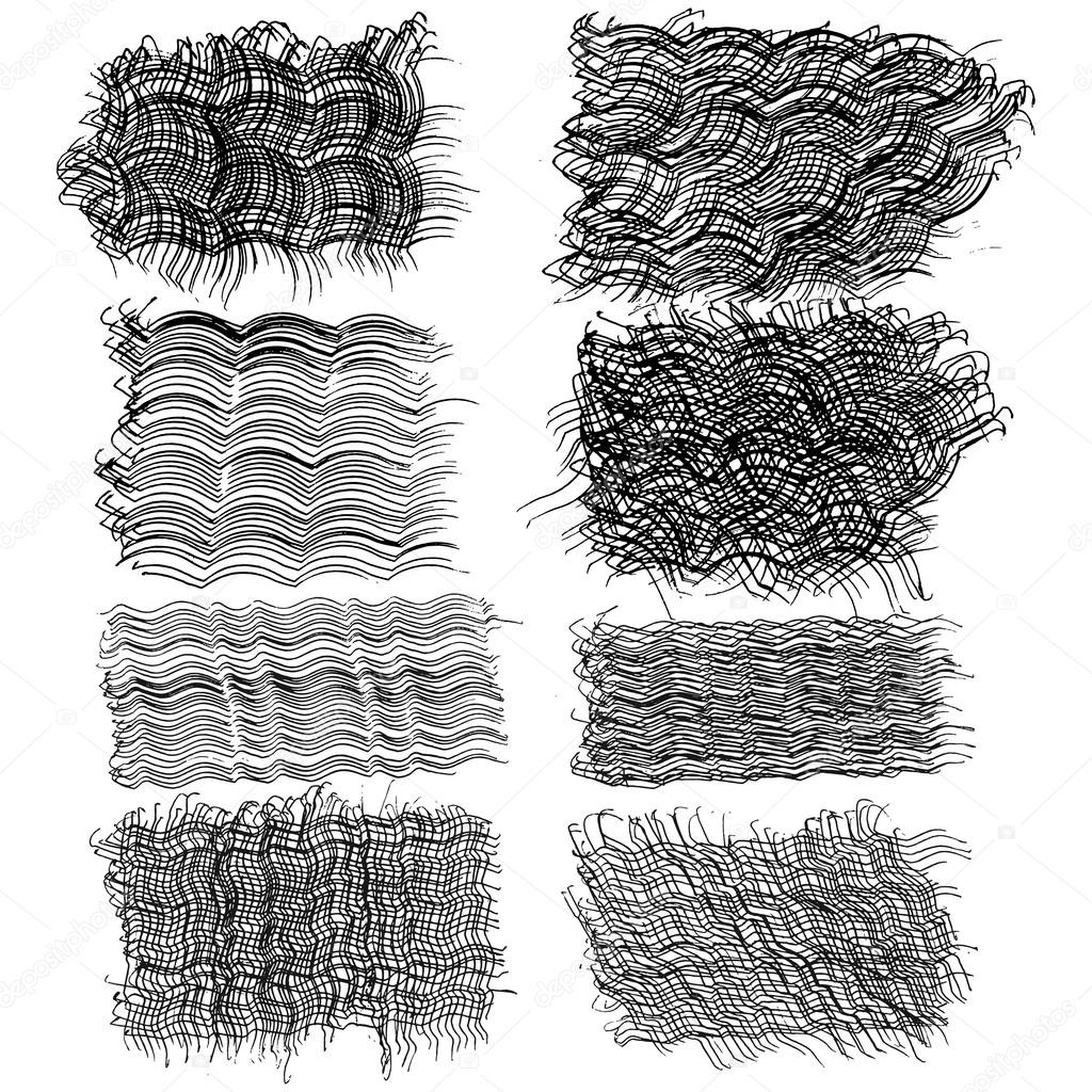 Set of ink lines Stock Vector Image by ©goldenshrimp #61577859
