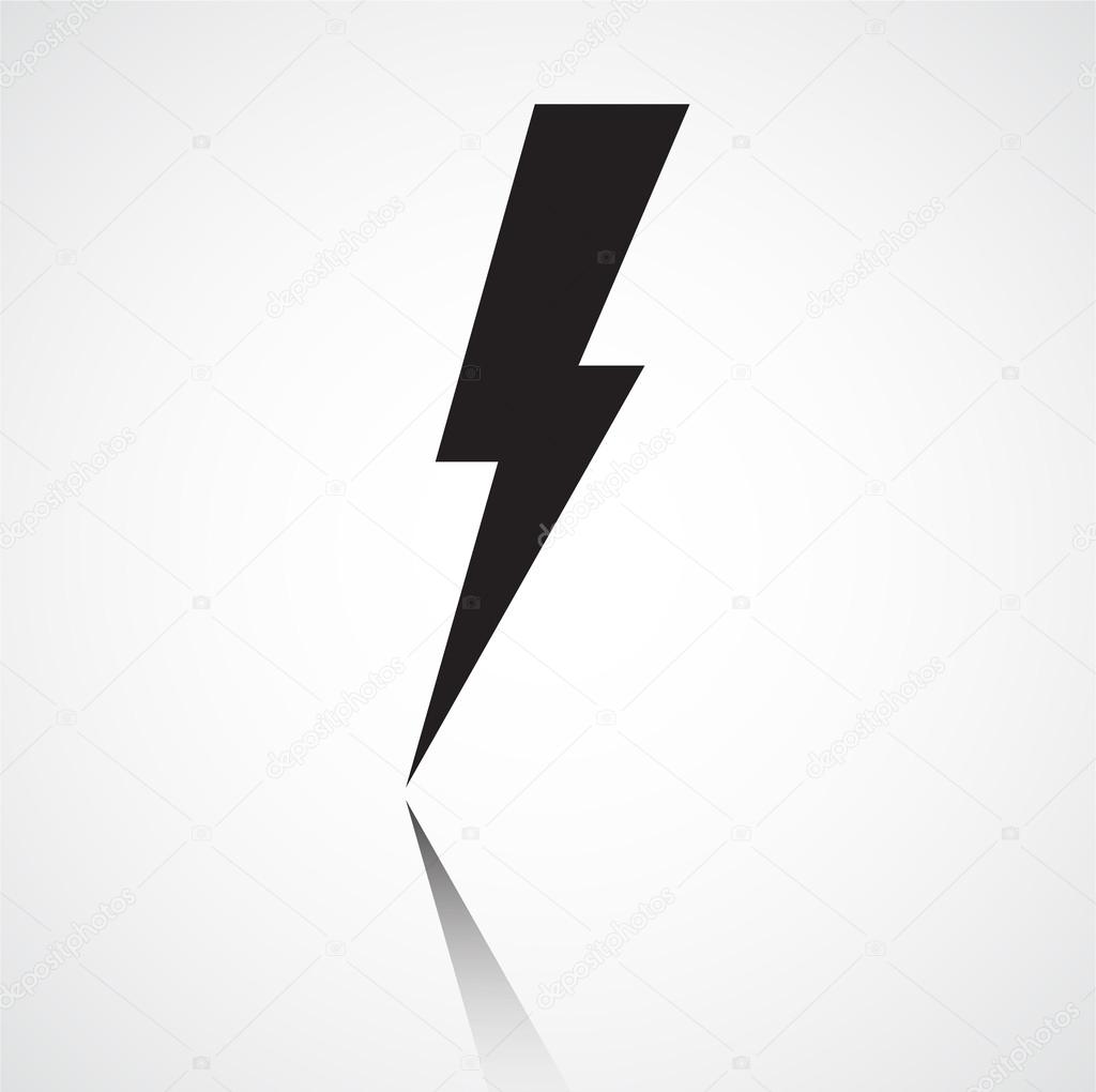 Black Lightning bolt Stock Vector Image by ©goldenshrimp #61578241