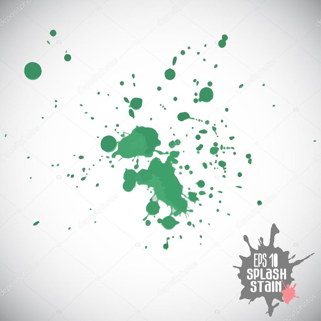 Green paint splash Stock Vector by ©goldenshrimp 62799219