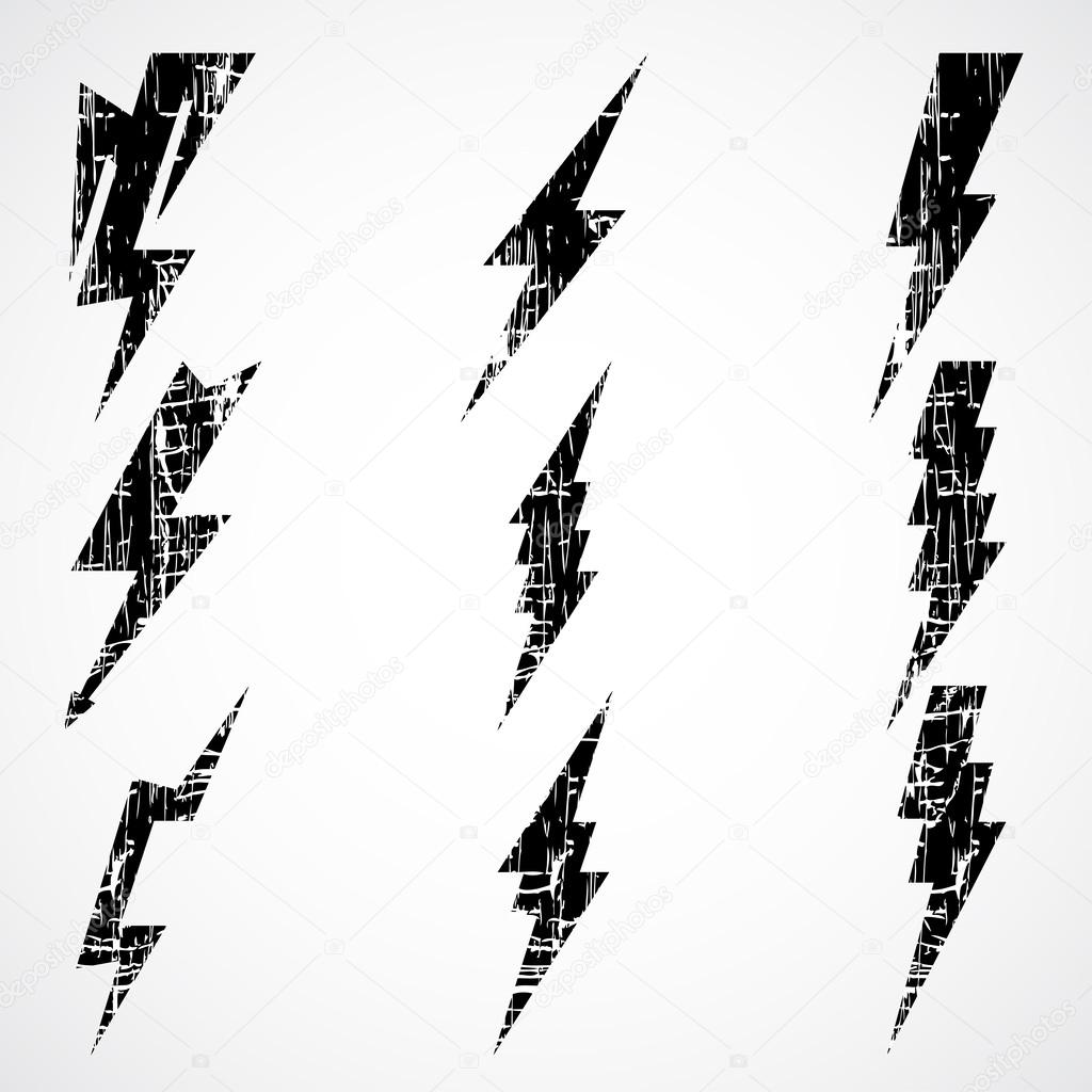 Black Lighting Icons — Stock Vector © goldenshrimp #62800901