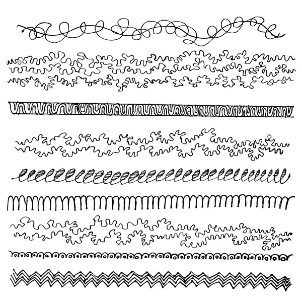 Line border set Stock Vector by ©goldenshrimp 61578065