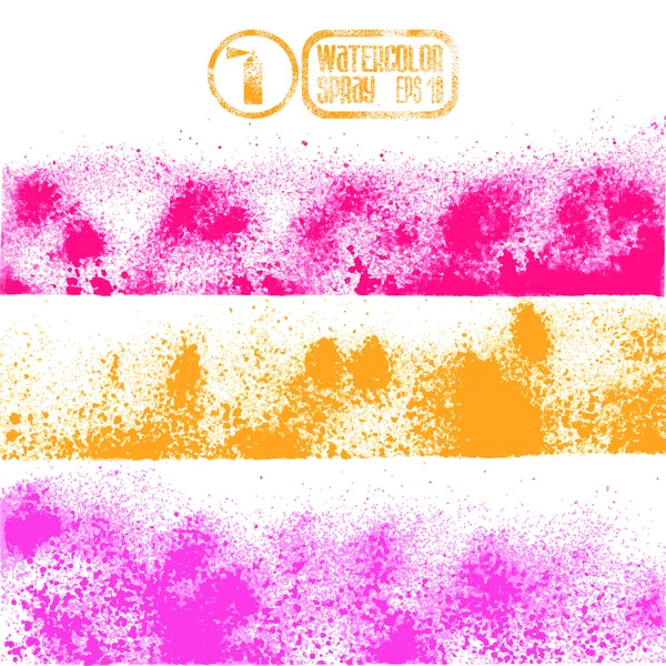 Watercolor spray banners set Stock Vector Image by ©goldenshrimp #63868819