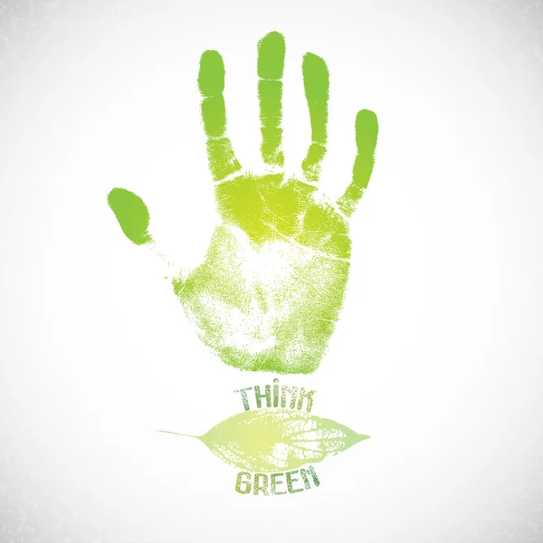 Go Green. Hand with words cloud about environmental conservation ...