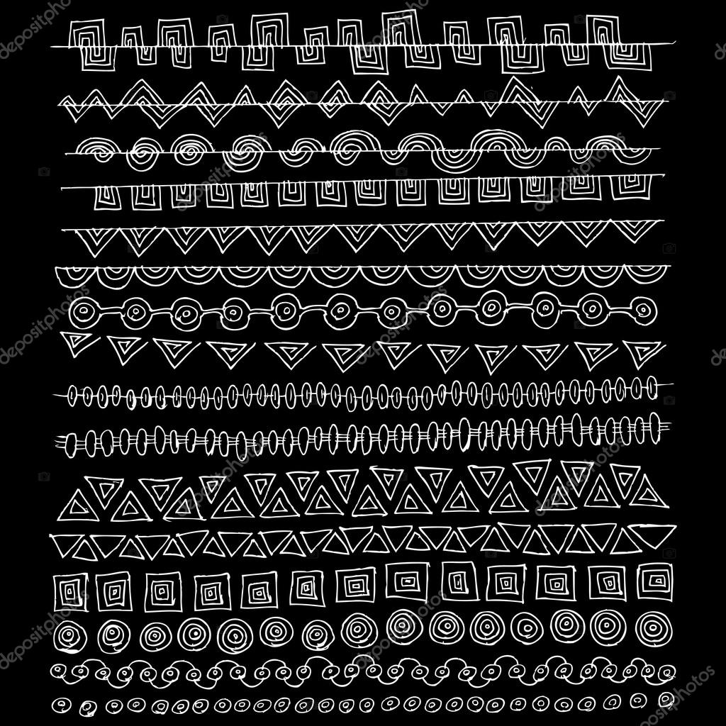Border line set — Stock Vector © goldenshrimp #63868121