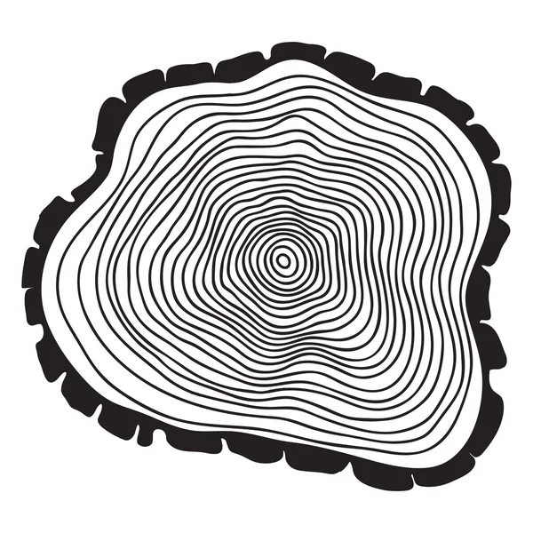 Cut tree trunk Stock Vector by ©goldenshrimp 71399607