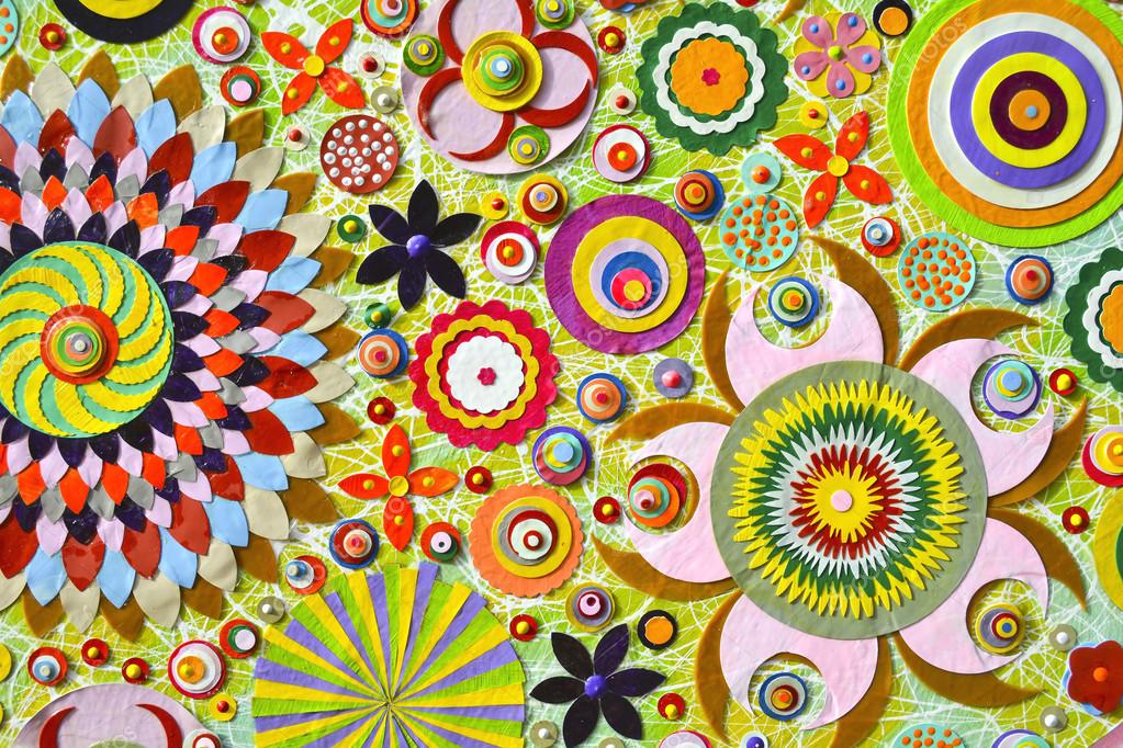 Floral chaos abstract collage — Stock Photo © goldenshrimp #68418521