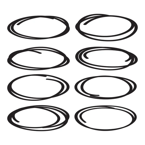 Vector set oval circles Stock Vector Image by ©goldenshrimp #92104060