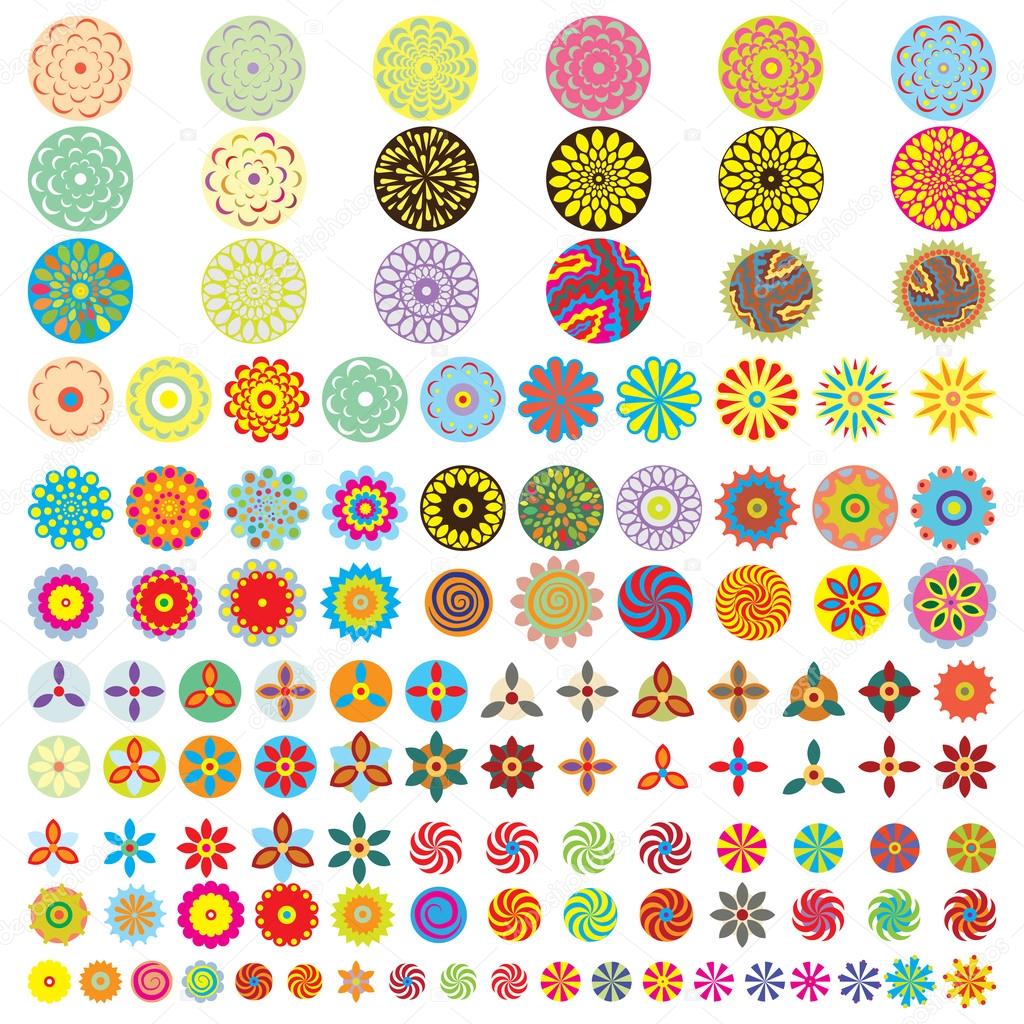 Abstract Flower Design Pattern