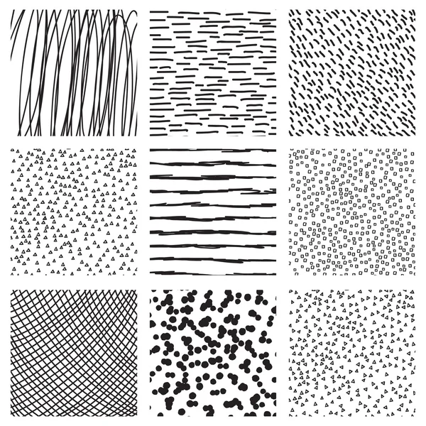 Set of ink hand drawn hatch texture. - Stock Image - Everypixel