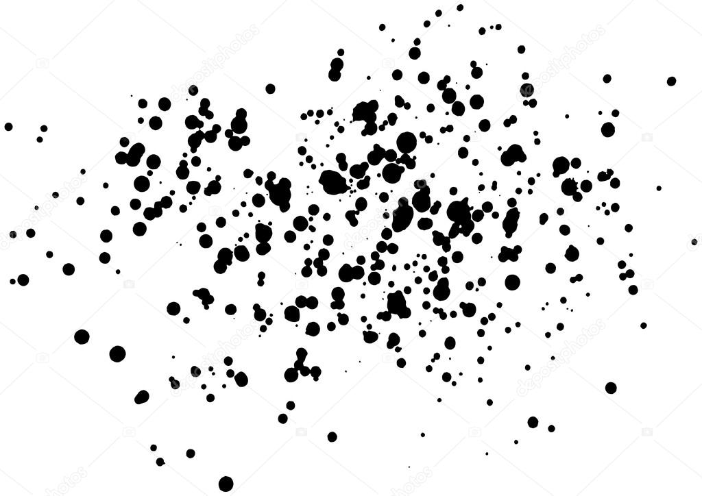 Dust overlay, distress grunge dirty grain vector texture. Stock Vector ...