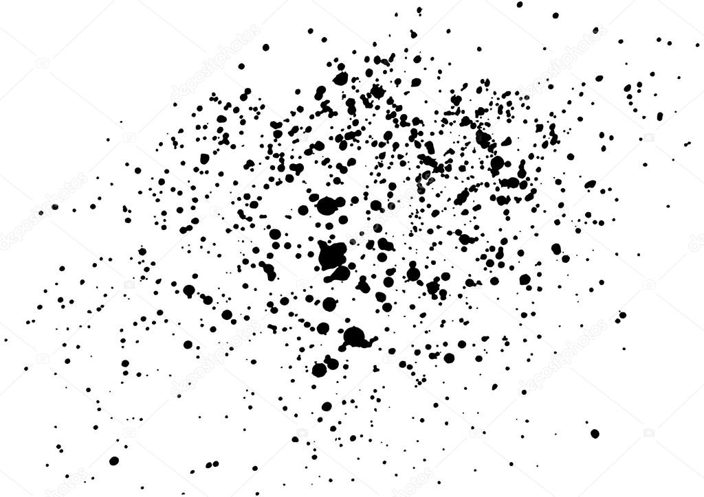 Dust overlay, distress grunge dirty grain vector texture. — Stock ...