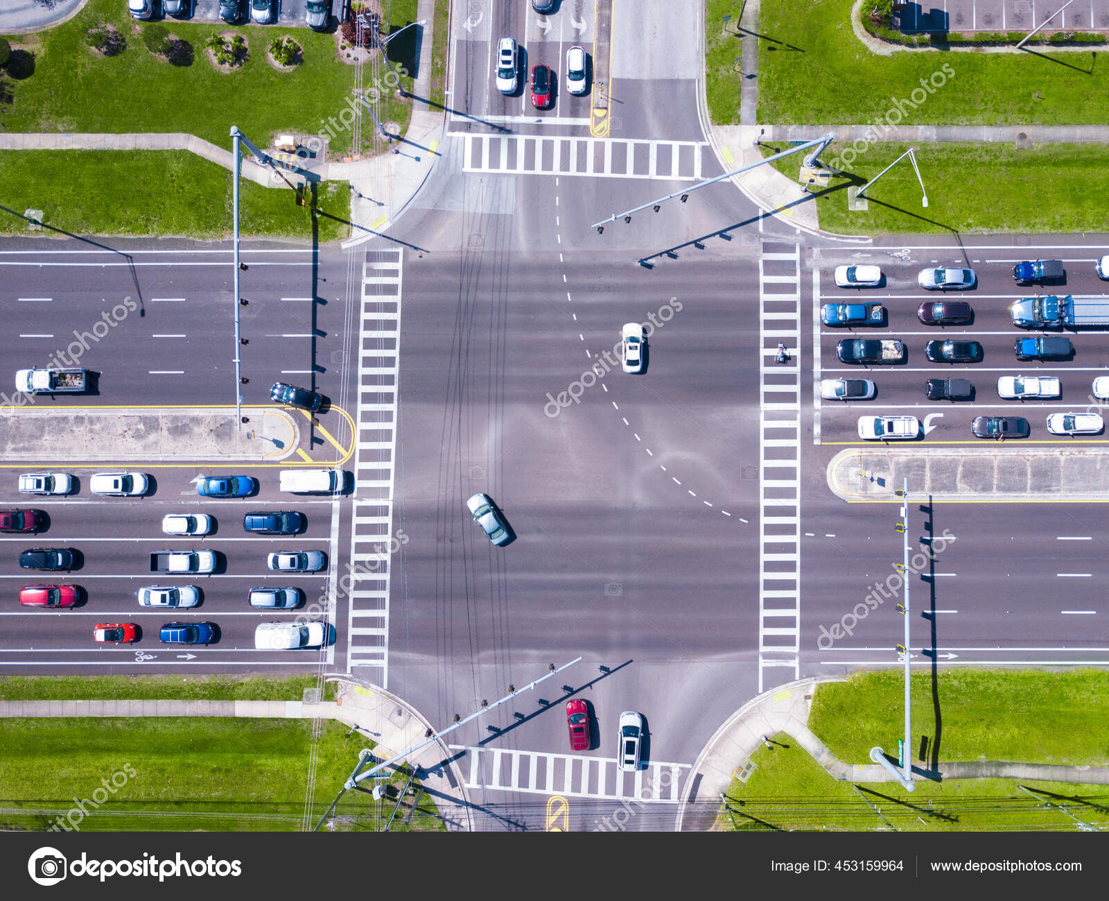 Road Intersection Top View