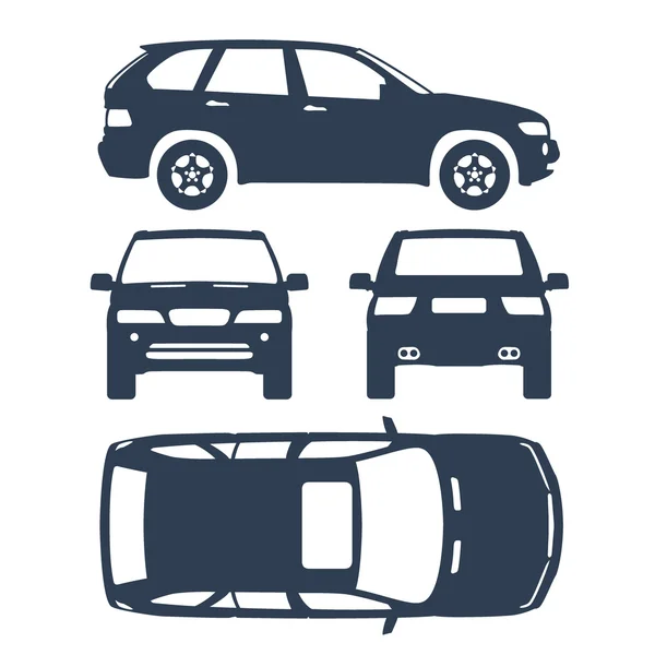 Car truck, suv, 4x4, line draw, rent damage, condition report form ...