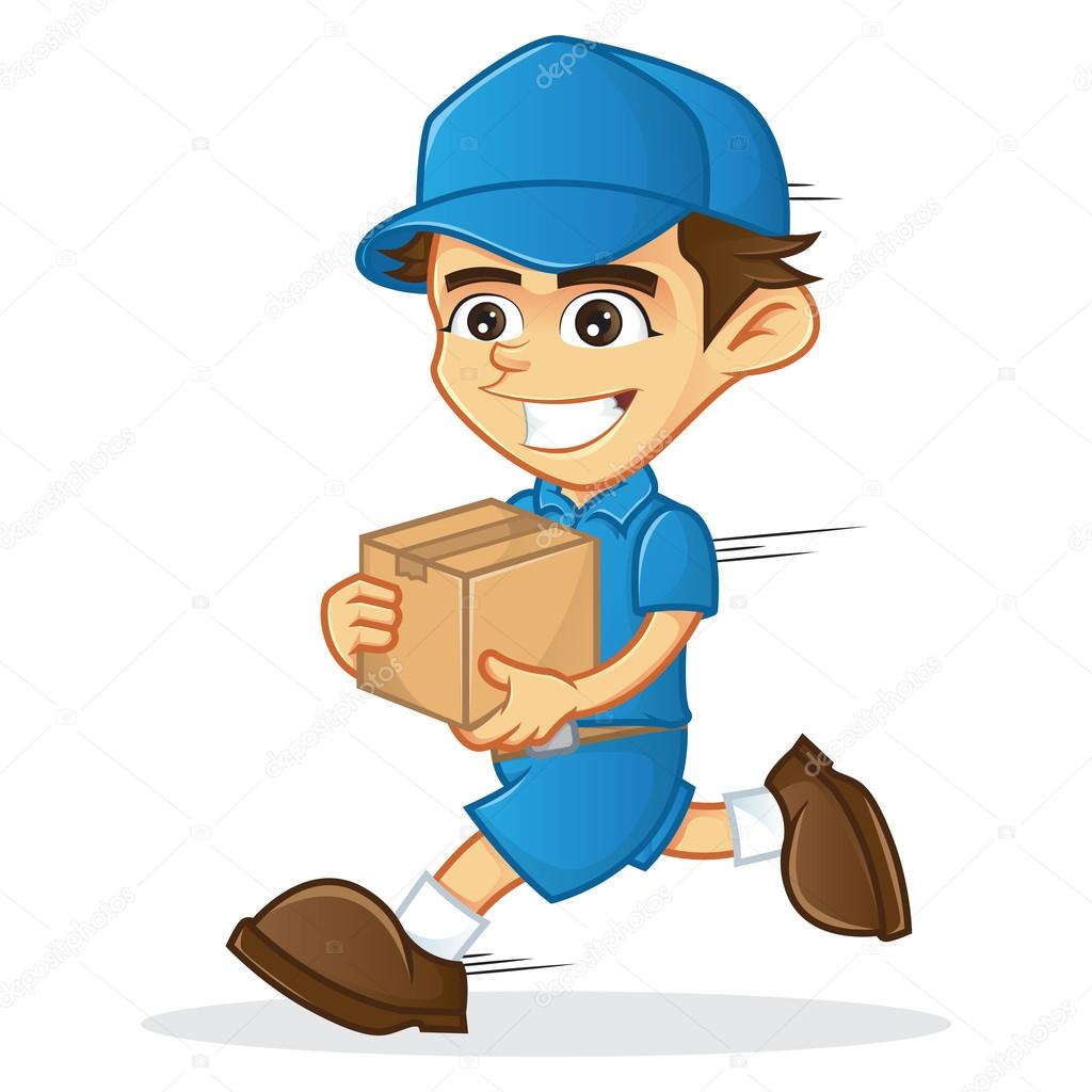 Delivery Man Cartoon