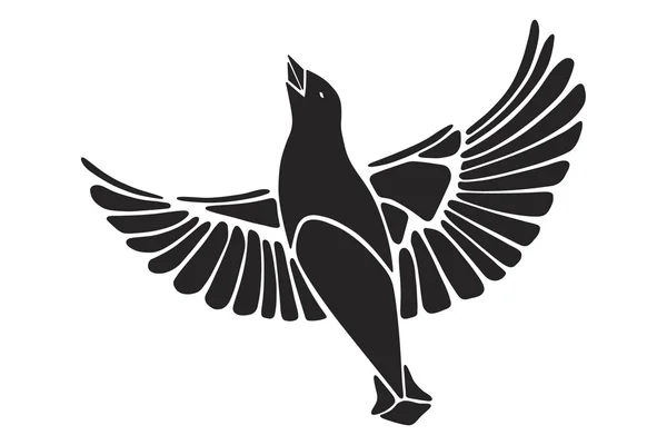Rajz a repülő galamb — Stock Vector #103414528