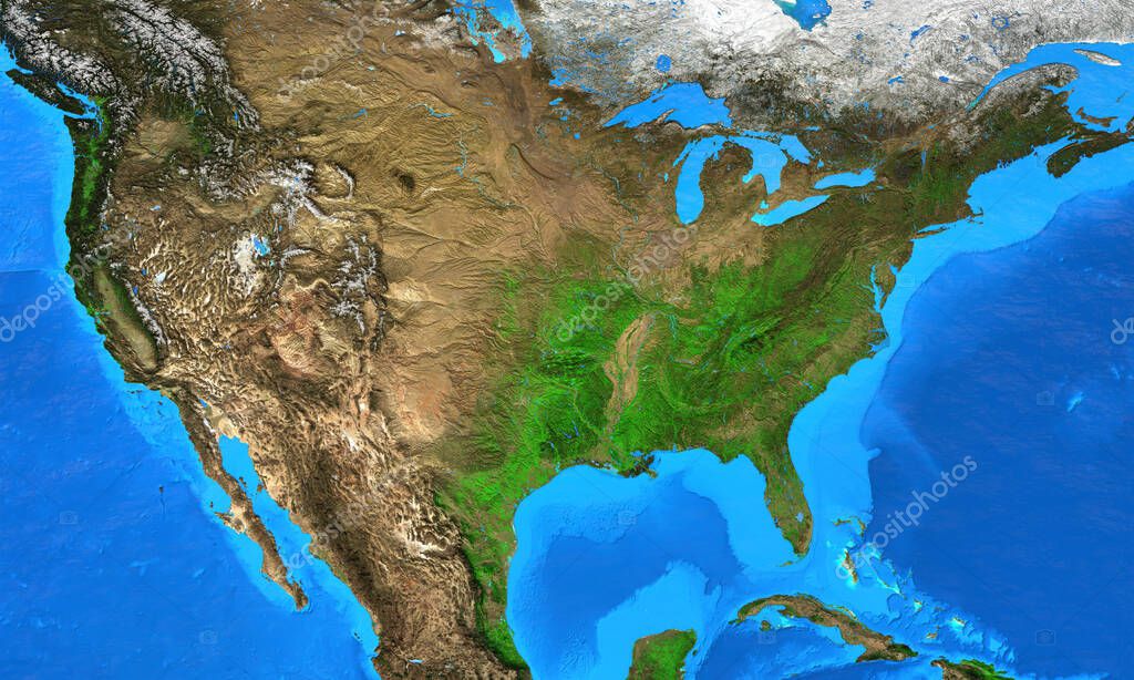 Formas Terrestres En Los Estados Unidos De América