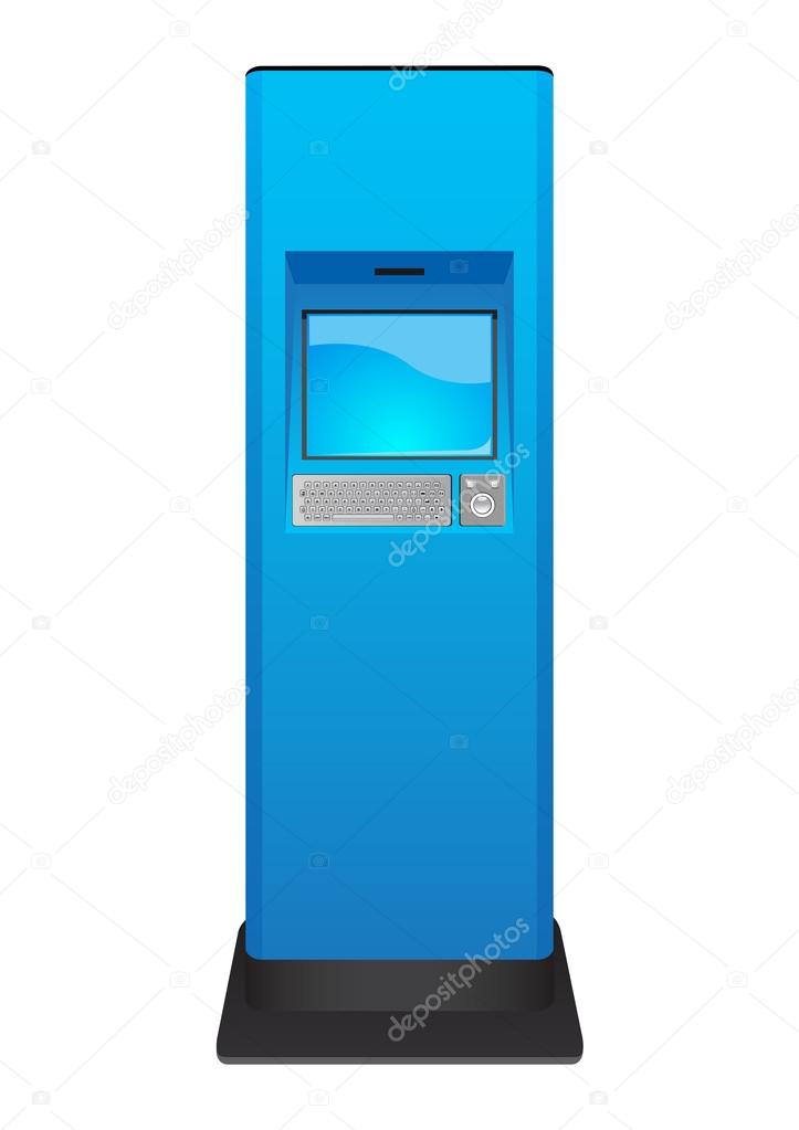 The blue terminal Stock Vector Image by ©st-design #89244688