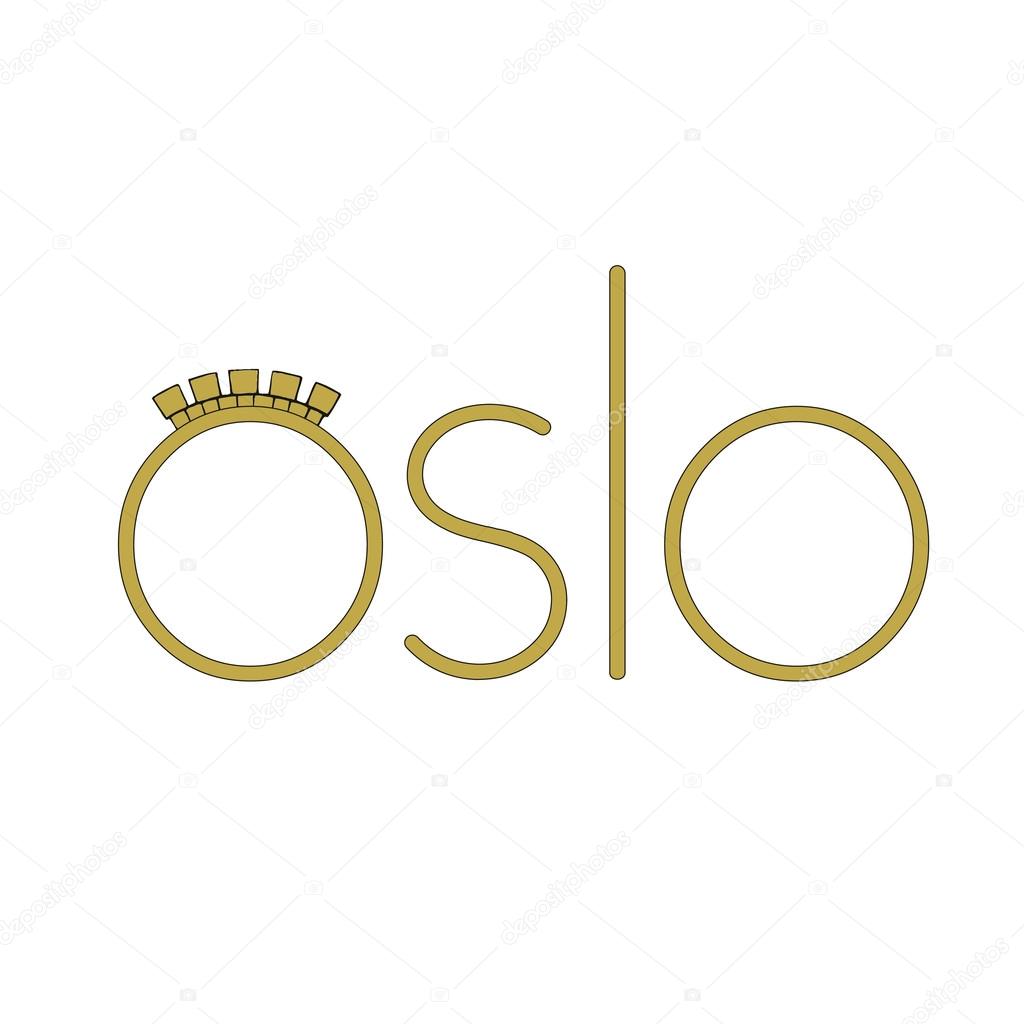 European Norwegian city of Oslo Stock Vector Image by ©Vectorielle ...