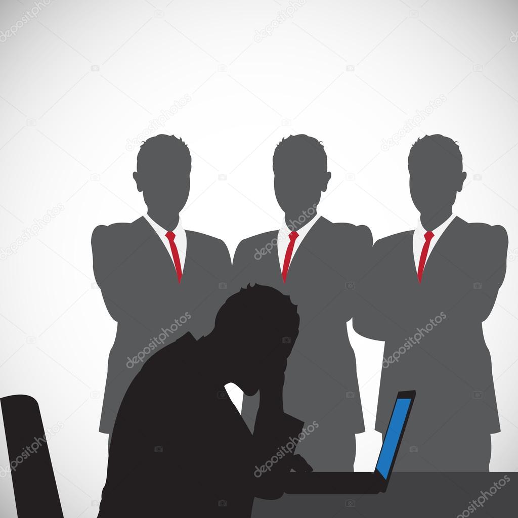 Mobbing — Stock Vector © log88off #60447805