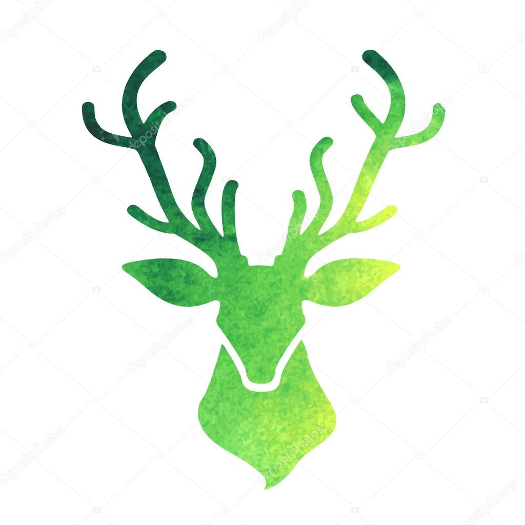 Cabeza de ciervo Vector de stock #60645019 de ©ty4ina