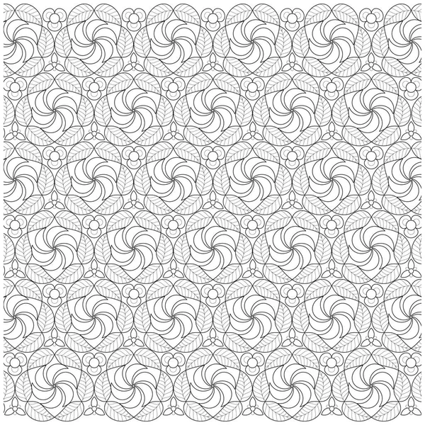 Patterns Black White Vector Illustration Coloring Book Coloring Page ...