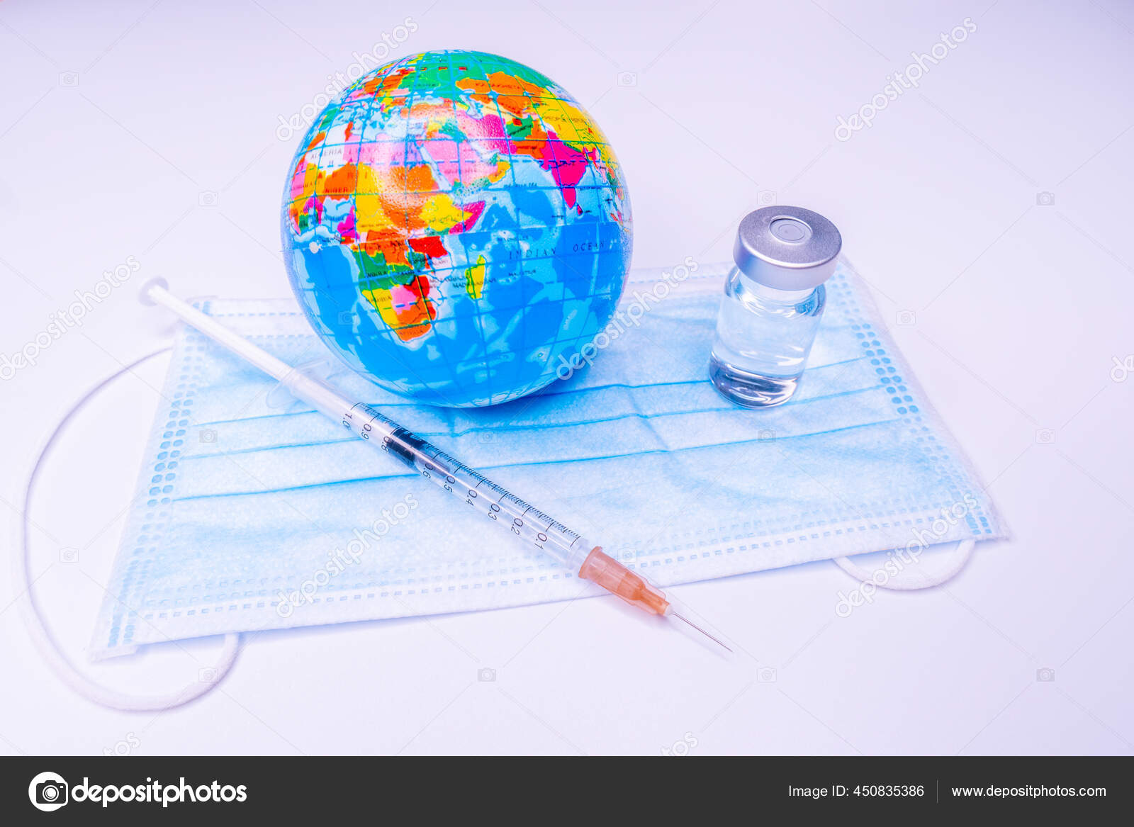 Medical Drug Vaccine Syringe Needle Hypodermic Injection Treatment Map ...