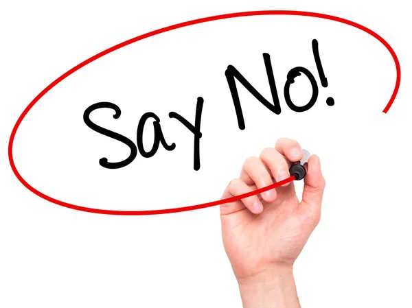 Man Hand writing No Brainer with black marker on visual screen — Stock ...