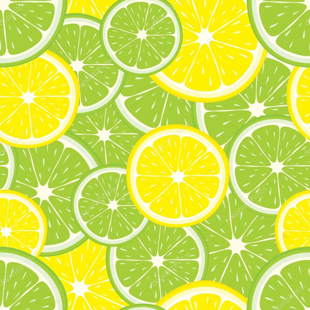 Sitron Bakgrunn Sitron Med Sitronskive Og Blader