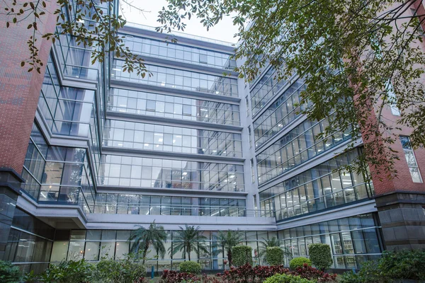 Glass curtain wall of a library - Stock Image - Everypixel