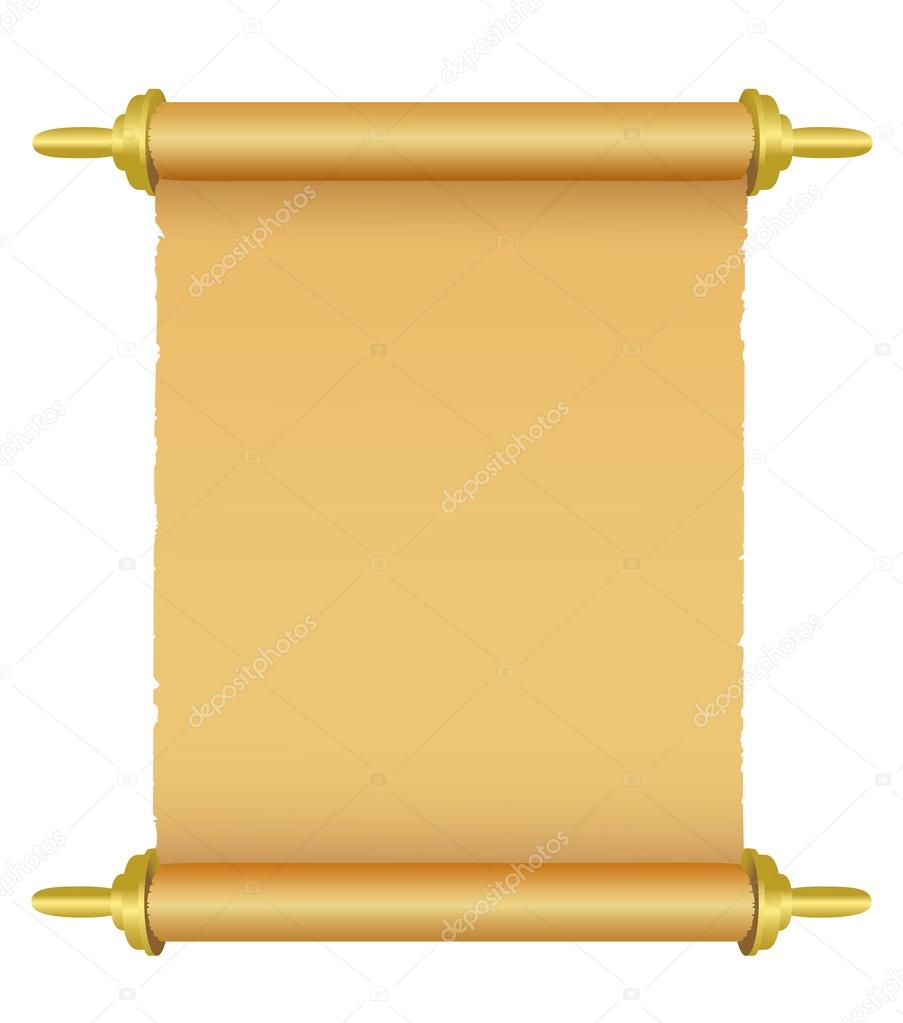 Rollo de papel antiguo Vector de stock #60889205 de ©Sulfoxid