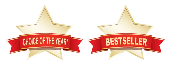 Star label with ribbon Stock Vector Image by ©Sulfoxid #60976735