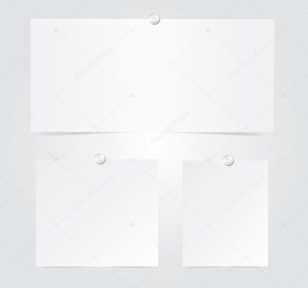 Blank paper sheets Stock Vector Image by ©Sulfoxid #60890345