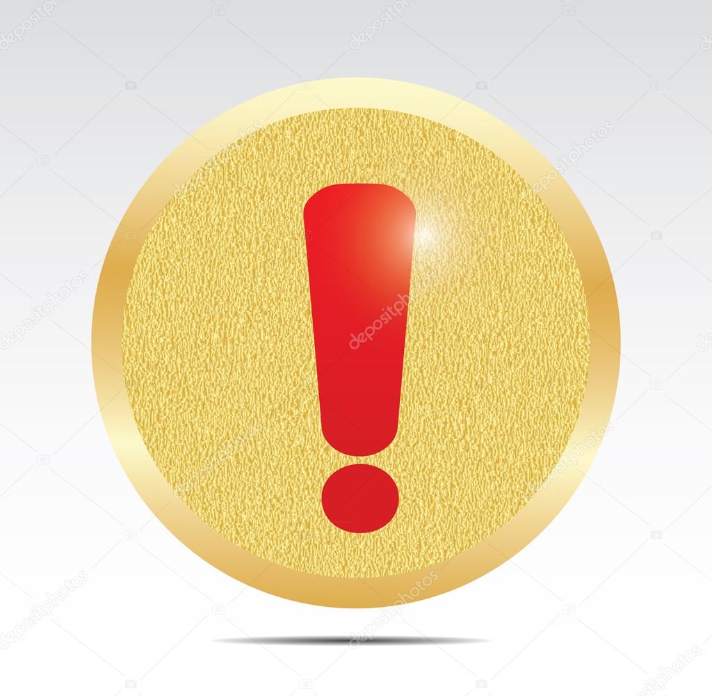 Round Exclamation symbol Stock Vector by ©Sulfoxid 60898595