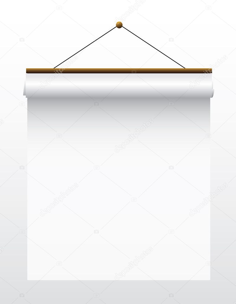 Blank presentation board — Stock Vector © Sulfoxid #60923719