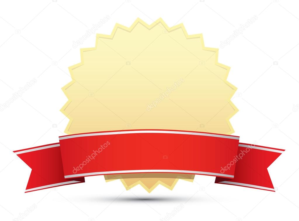 Empty label with ribbon Stock Vector Image by ©Sulfoxid #60924305