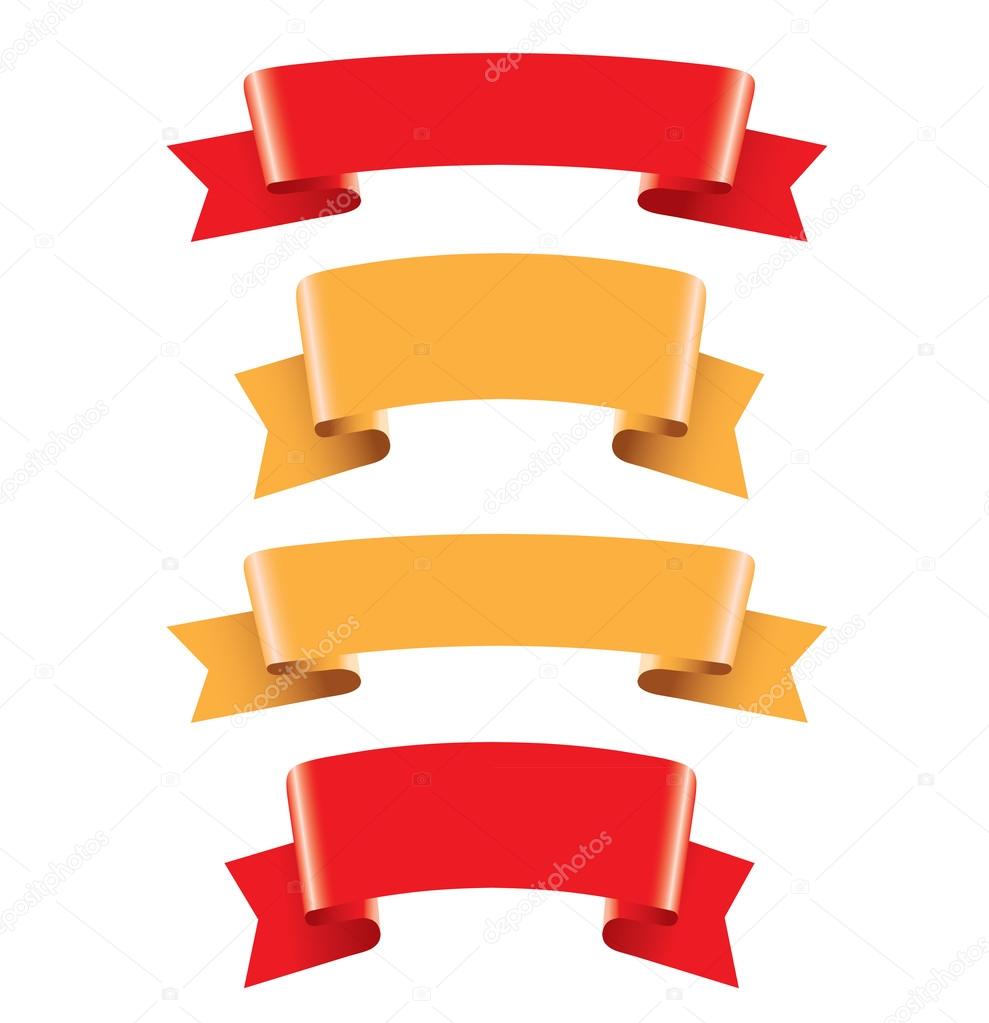 Empty ribbons set Stock Vector Image by ©Sulfoxid #60937793