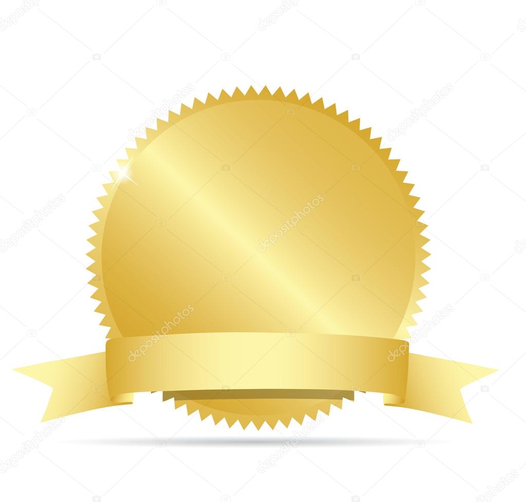 Blank gold label Stock Vector by ©Sulfoxid 60973847