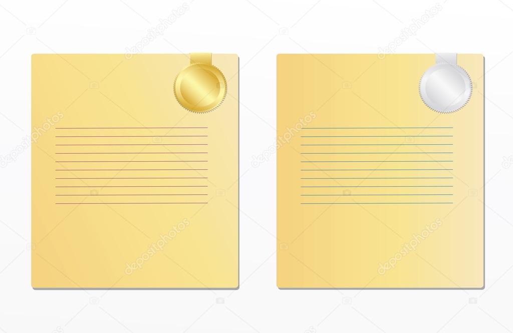 Hojas de papel Vector de stock por ©Sulfoxid 60977997