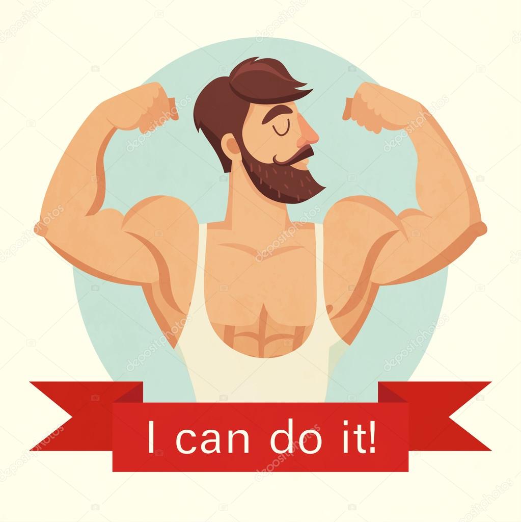 I can do it motivational poster Stock Vector Image by ©coffeee_in #95730996