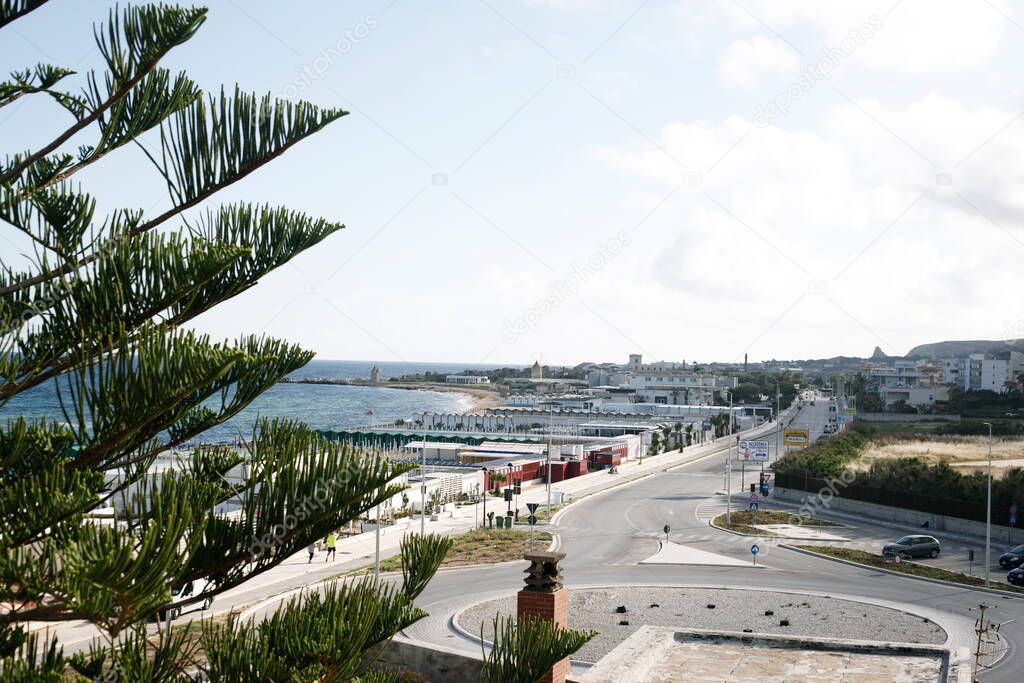 Costa del mar Tirreno, Trapani, Palermo, Italia 2024