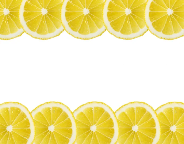 Slice lemon border — Stock Photo © payphoto #5196176