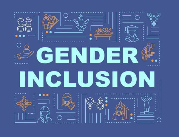 Gender Diversity Society Word Concepts Banner Inclusive Space Equal Social Stock Vector by ©bsd ...