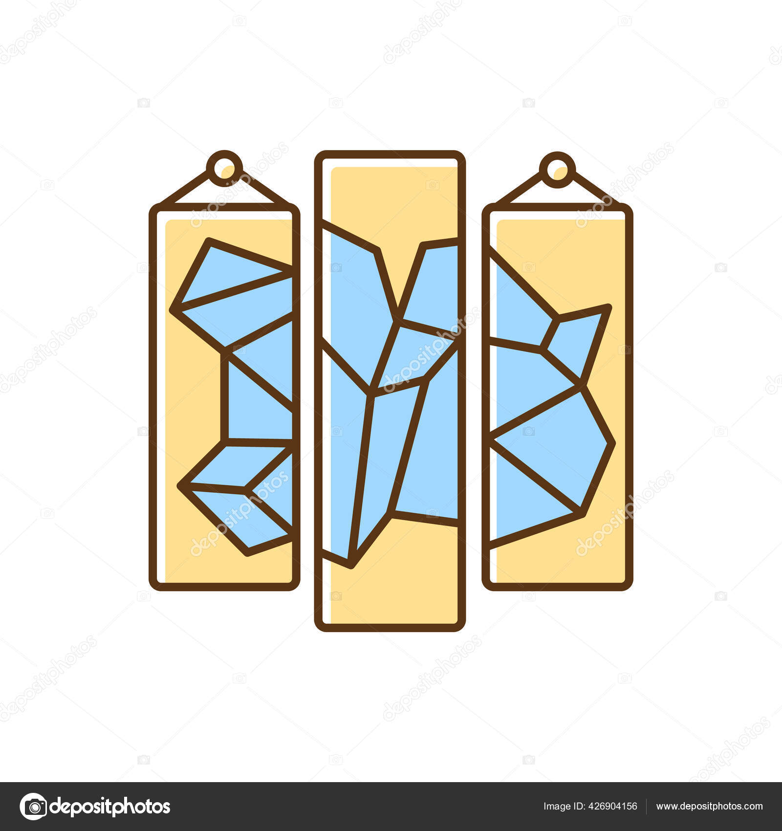 Wall Art Rgb Color Icon Decoration Bedroom Living Room Walls Stock ...