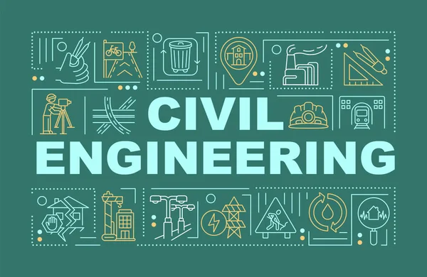 Civil engineering banner Vector Art Stock Images | Depositphotos