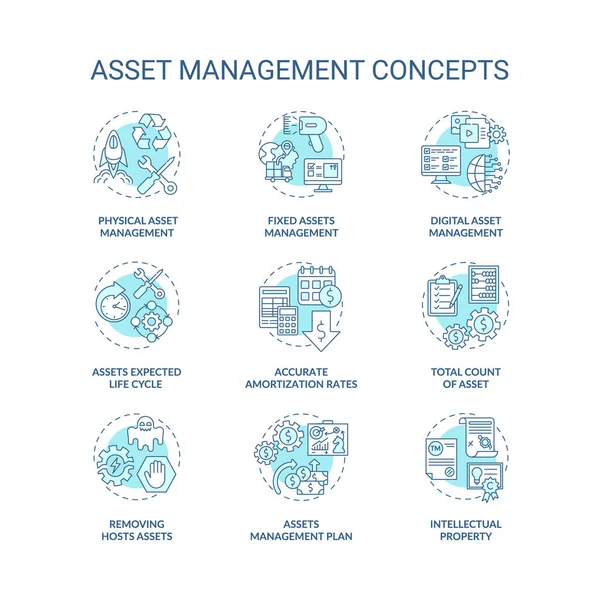 Fixed asset icon Vector Art Stock Images | Depositphotos