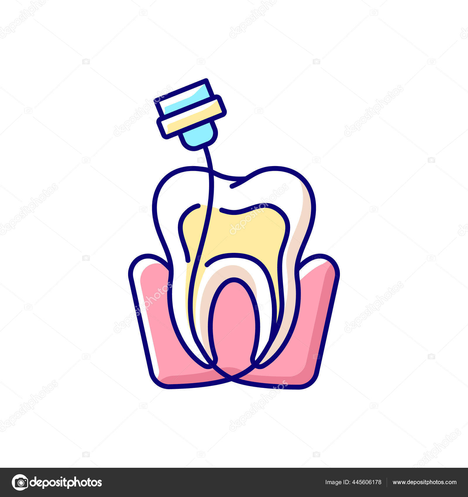 Icono Color Rgb Endodoncia Diario Endodoncia Instrumentos Para ...