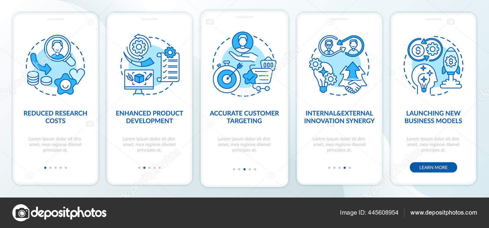 Open Innovation Pros Onboarding Mobile App Page Screen Concepts ...